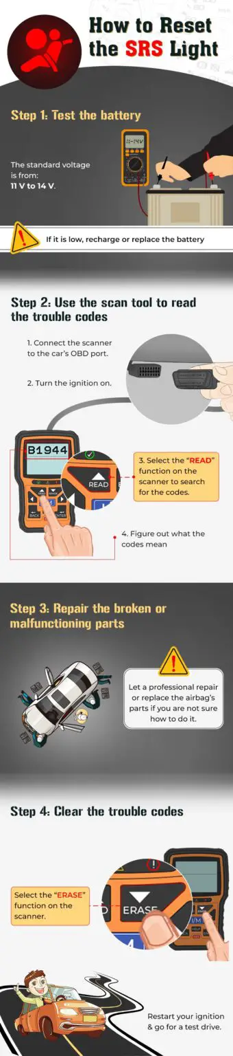 Why Is My SRS Light On? 8 Causes & What to Do