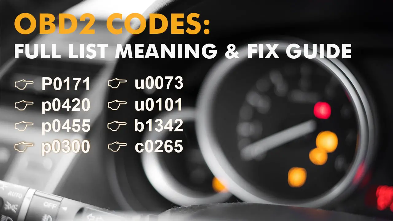 OBD2 Codes Lookup Full List Meaning Fixes And Free Download OBD 